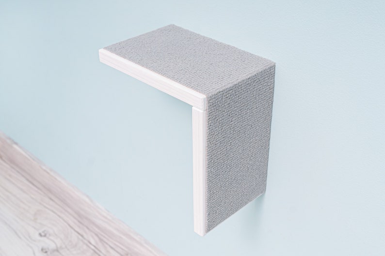 Pine Wood Cat Wall Steps, Climbing Shelves, Modern Cat Furniture - Etsy