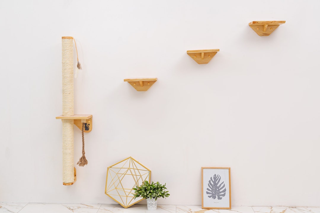 Cat Wall Furniture Set, Cat Shelves, Cat Tower, Cat Wall Shelves, Cat ...