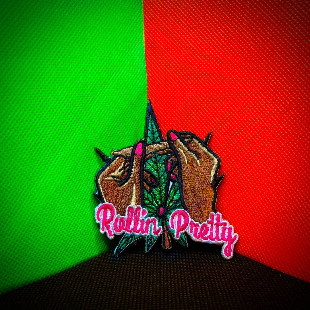 Rollin Pretty ,iron on Embroidery Patch Ideal for Caps and Shirts - Etsy