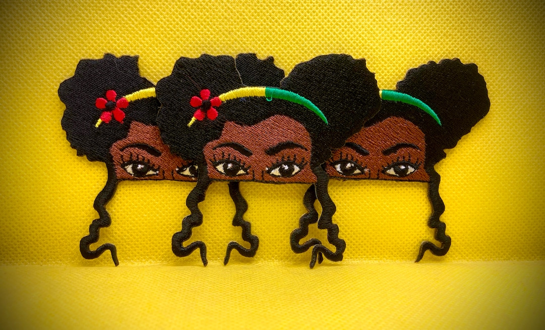 1-pcs Black Girl Magic Embroidery Patch, Size 3X3, Stylish Accessory ...