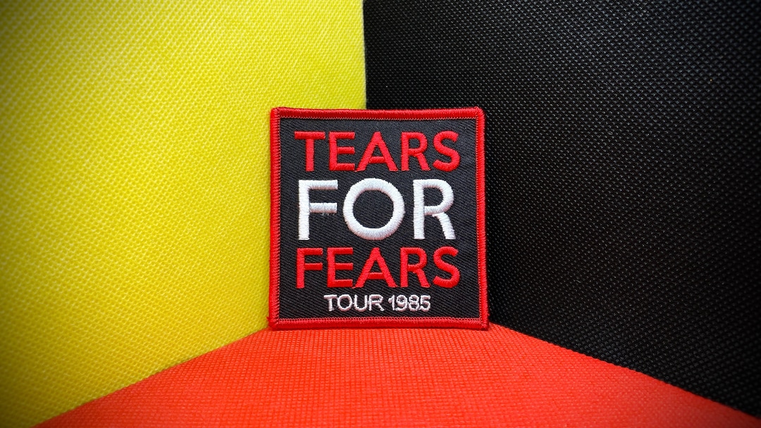 Tears for Fears, Iron on Patch Embroidery Patch, Size 3X3, Embroidered ...