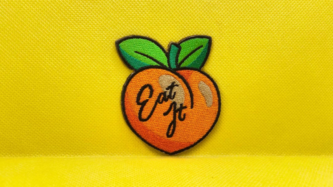 Eat It" Iron-on Embroidered Patch – Bold and Fun Patch for Making a ...
