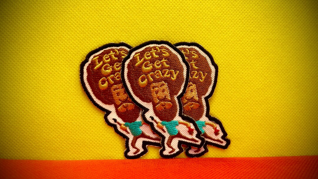 Let's Get Crazy With Bob Ross Embroidery Patches for Unique Style ...