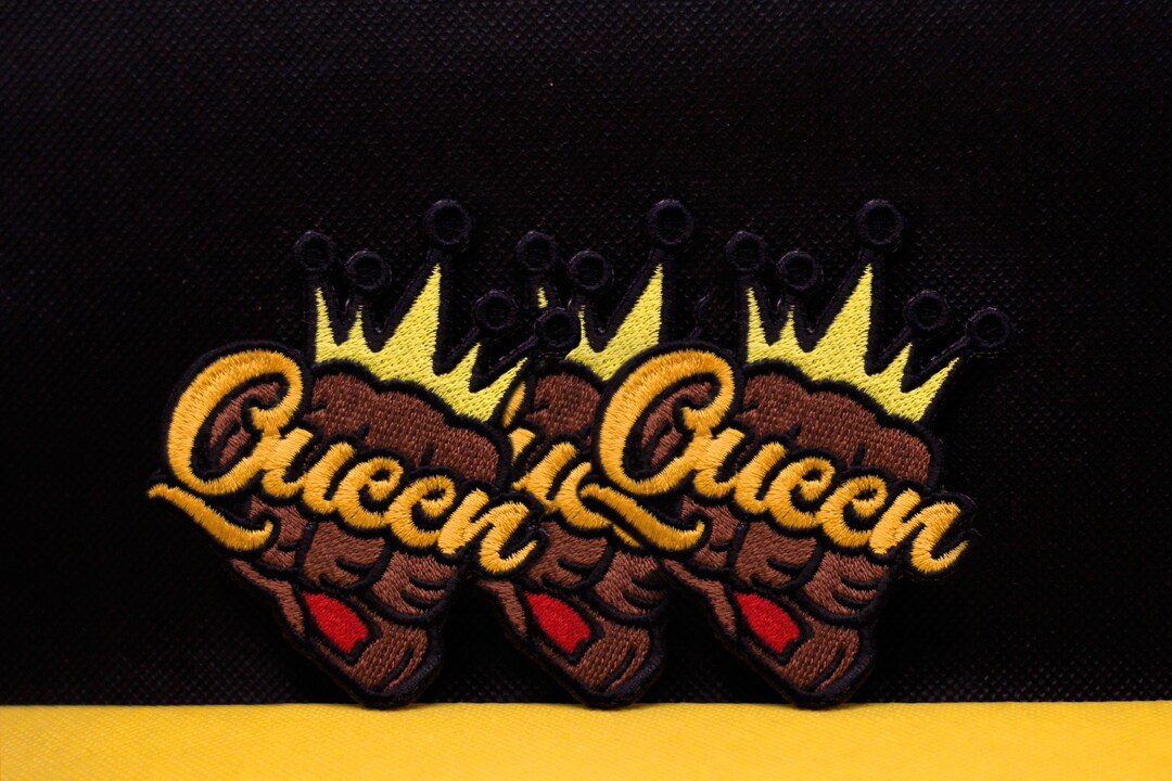 Queen Crown Iron-on Patch 3x2.5 Inches, Premium Embroidered Patches ...