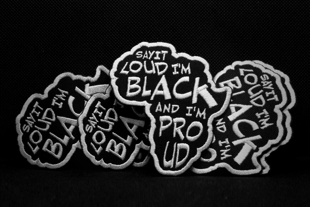 I Am Proud , Iron on Patch Embroidery Patch, Size 3x3.5, Embroidered ...