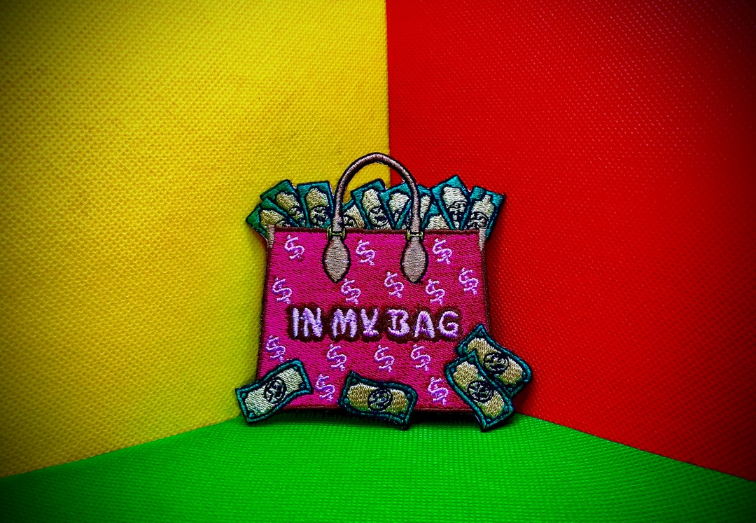 In My Bag, Iron on Patch Embroidery Patch, Size 3.5X3.5, Embroidered ...