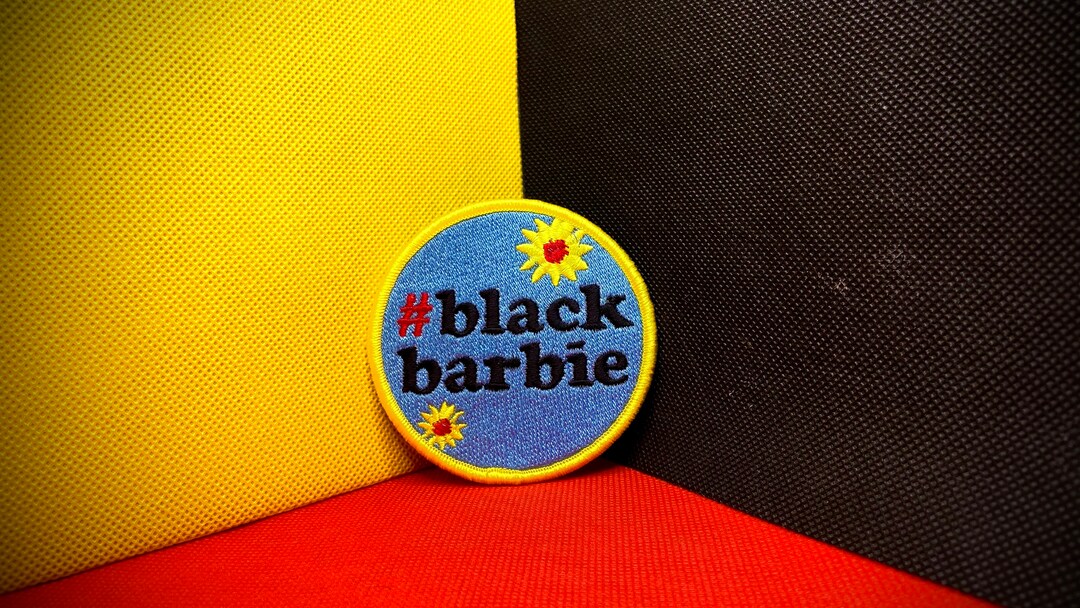 New Black Barbie Embroidery Patch Wear Your Uniqueness Proudly Iron-on ...