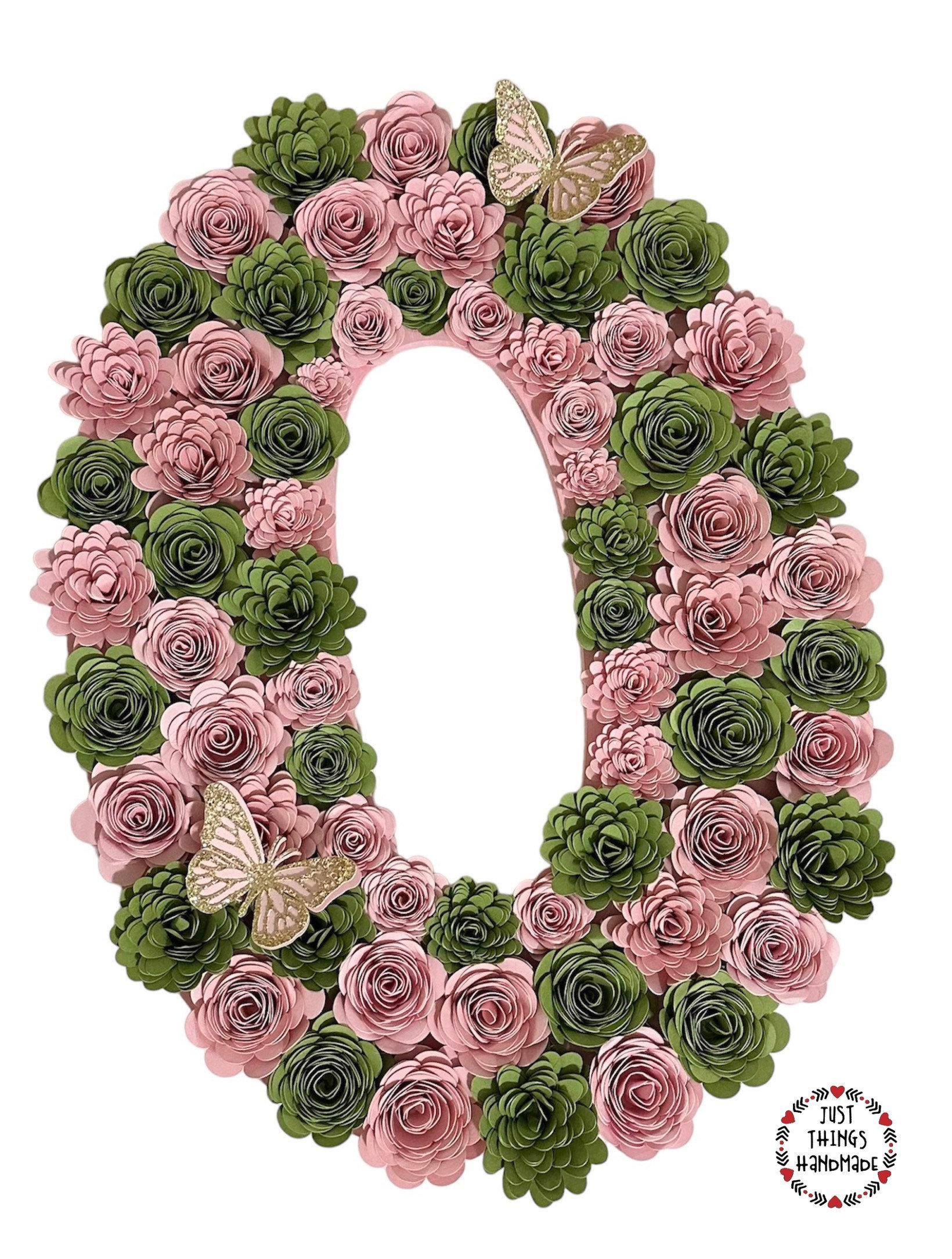 Paper Flower Letter, Floral Letter, Flower Decor, Nursery Decor, Rolled ...