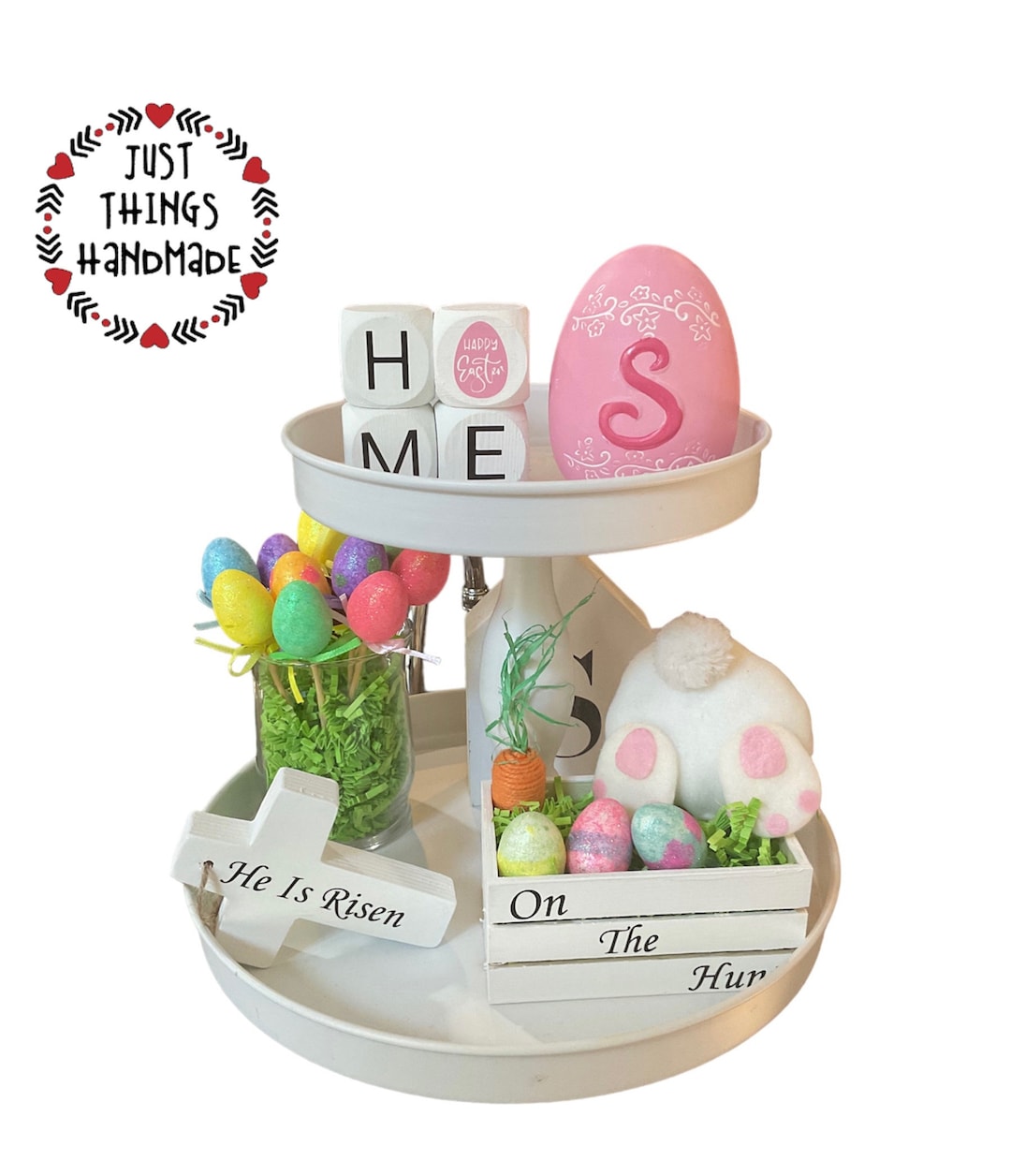 Easter Tier Tray Decor, Easter Decor, - Etsy