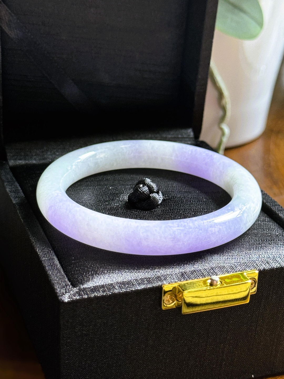 58mm Certified Grade A Waxy Light Purple Lavender Pink Burmese Jadeite ...