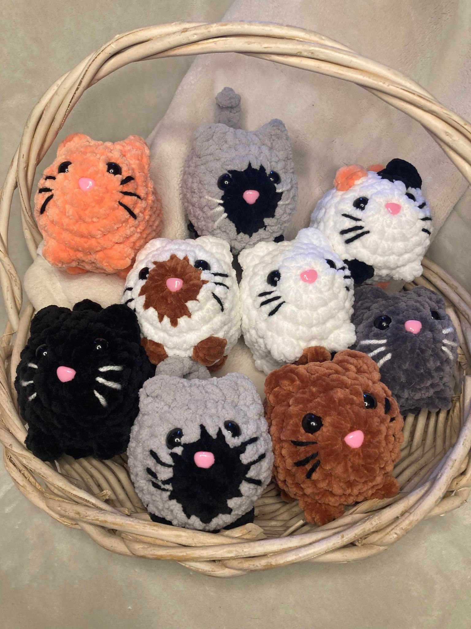 Mini Cats- 3 in 1 Cat Crochet Pattern - Etsy