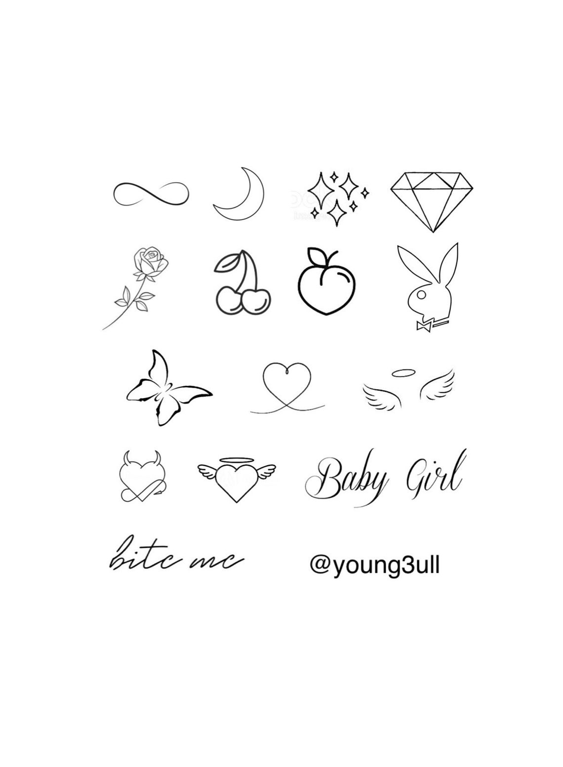 Tattoo Flash Sheet - Etsy