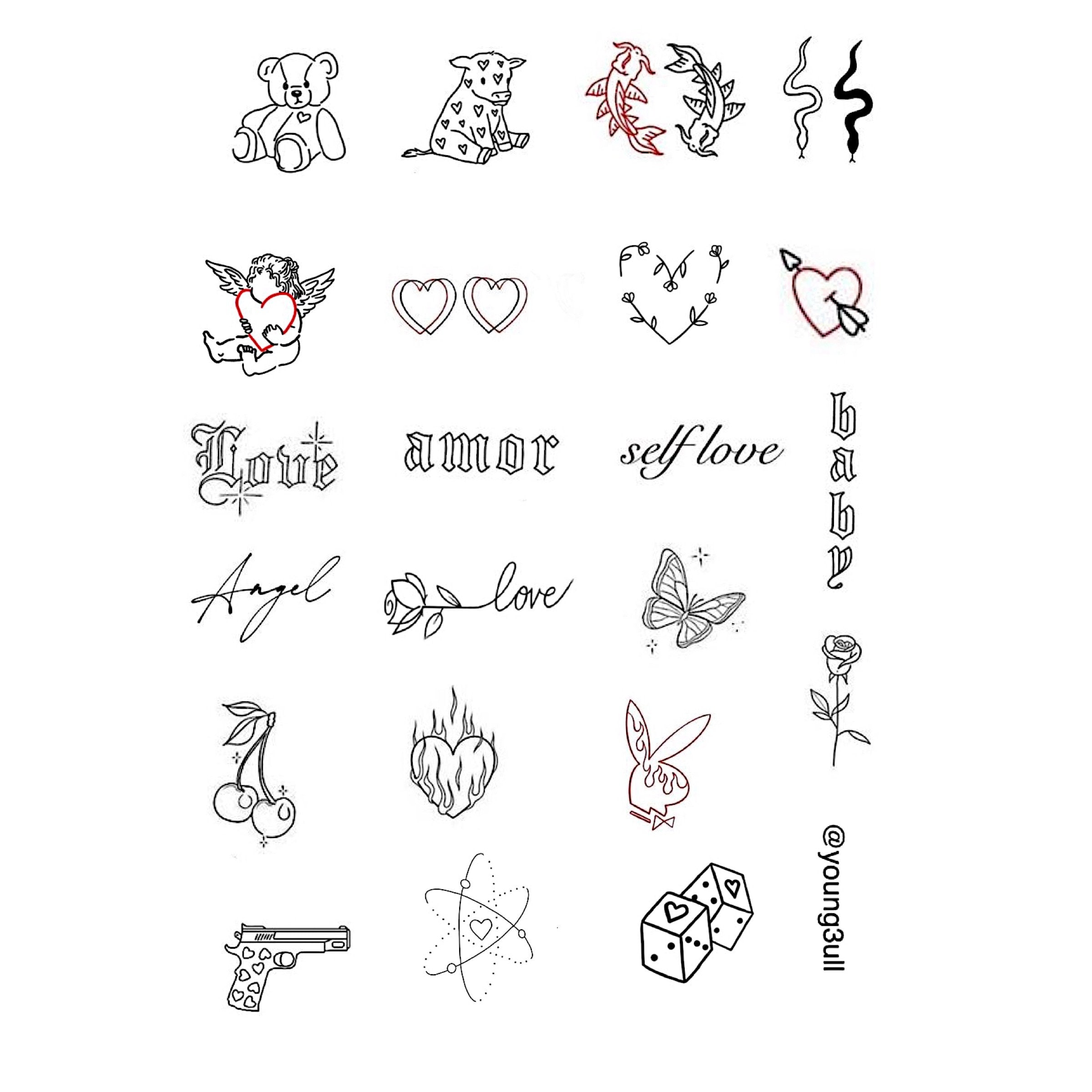 Baddie tattoos small - Bronctattooaus.com