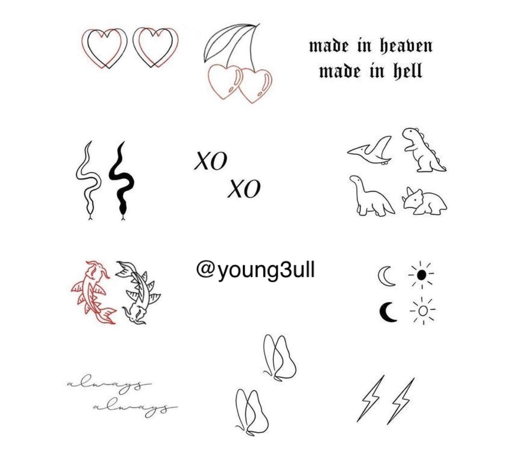 Valentine’s Day Matching Tattoos - Etsy