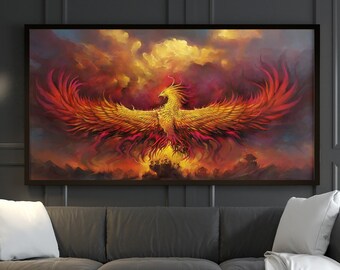 Phoenix in Flight - Etsy