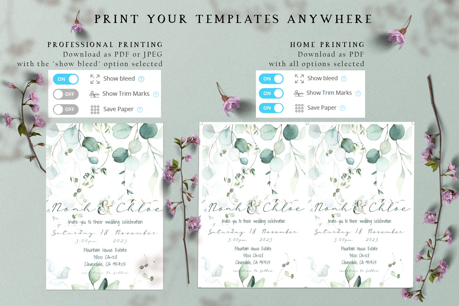 Wedding Invitation QR Code RSVP Template Set Bundle Editable - Etsy Ireland