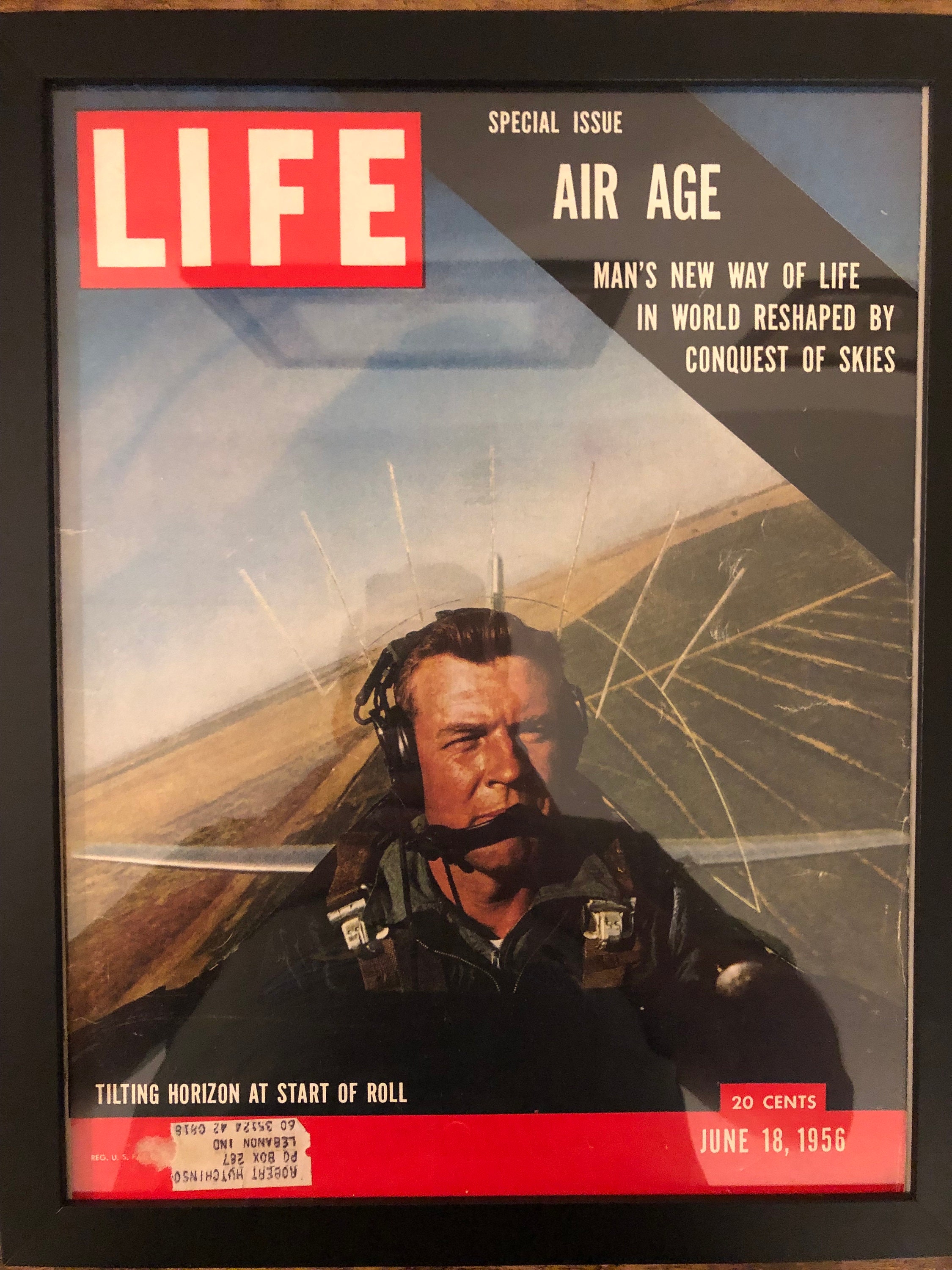 Framed Vintage 1956 LIFE Magazine Cover special Issue: Air Age - Etsy