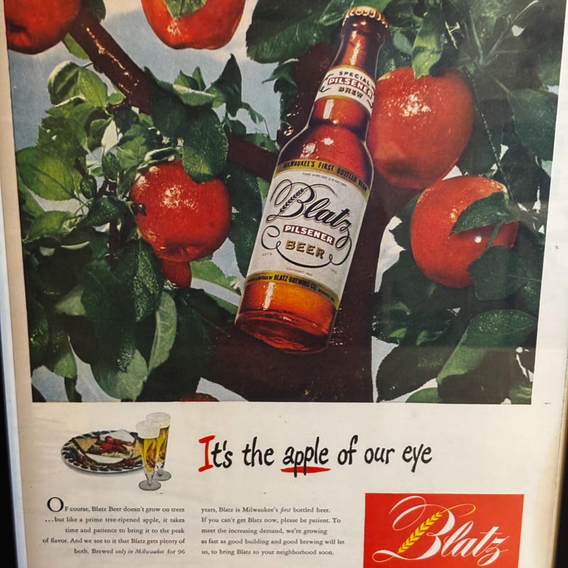 Vintage Beer Ad - Etsy