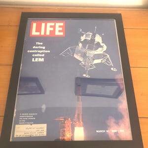 Framed 1969 LIFE Magazine Cover - ‘’the Daring Contraption Called LEM ...