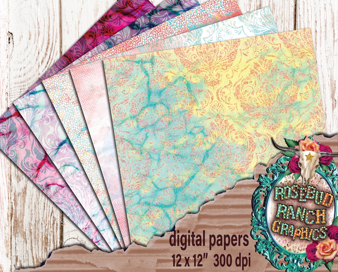 Digital Paper Bundle Digital Download - Etsy