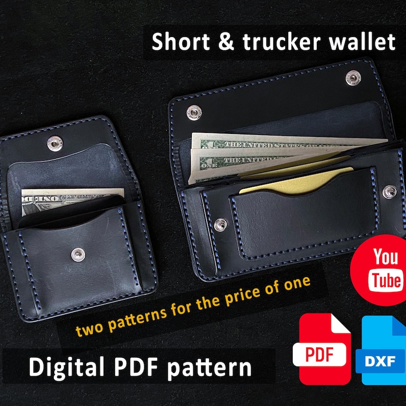 Small Wallet Dxf - Etsy UK