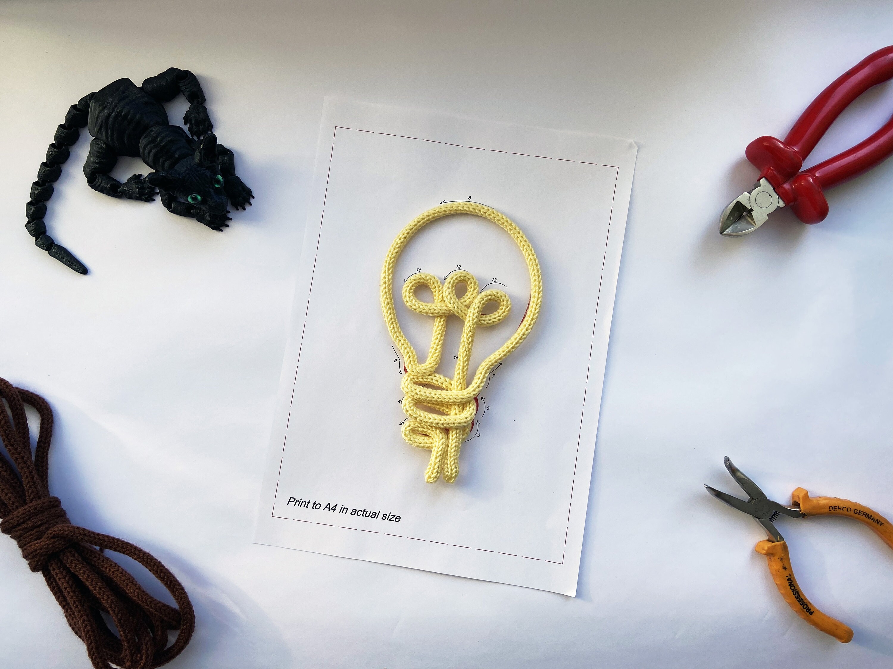 Template for Wire Art Printable Template for Wire Art Knitted Wire Bulk ...