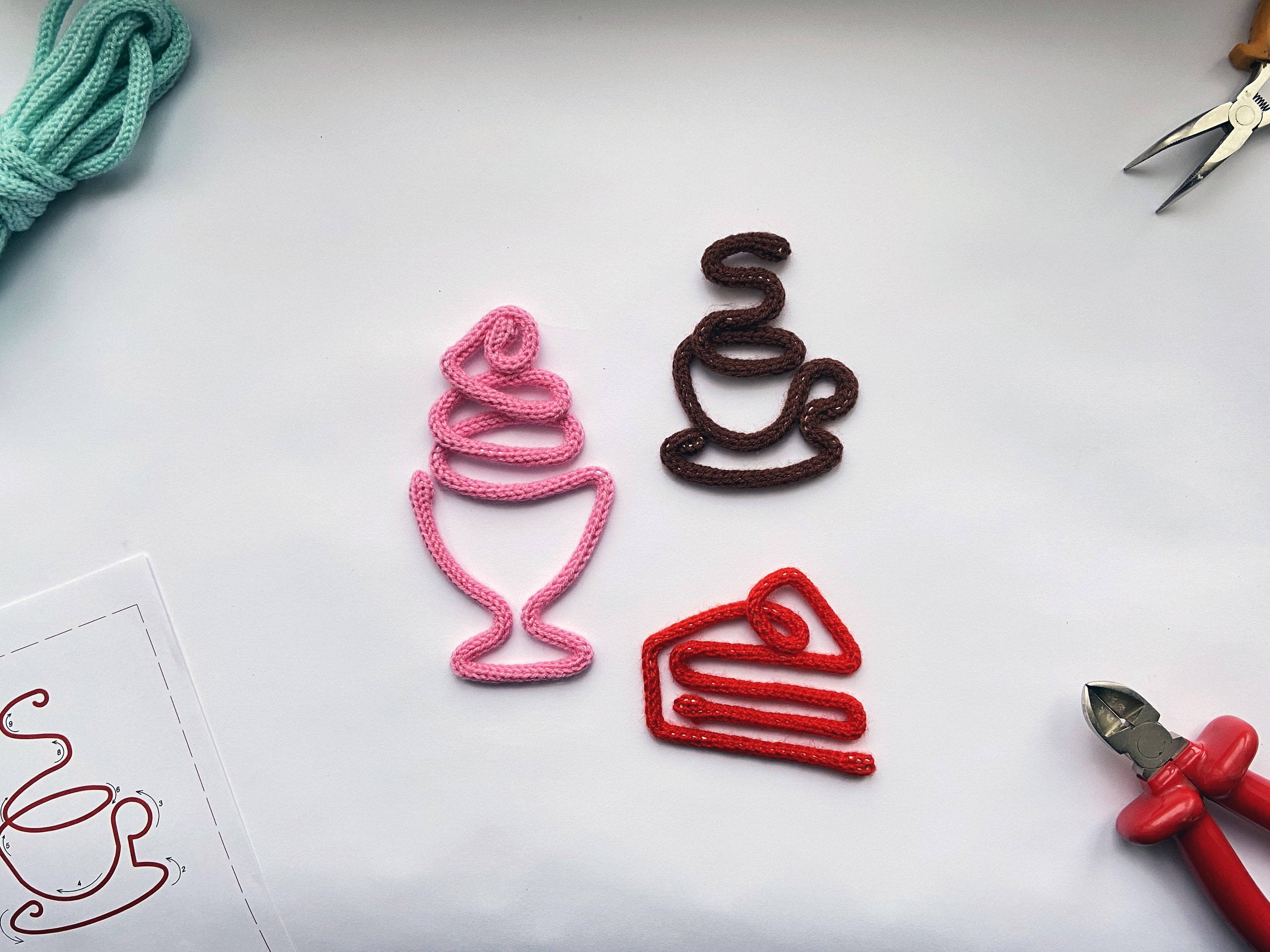 Template for Wire Art Printable Template for Wire Art Knitted Wire ...