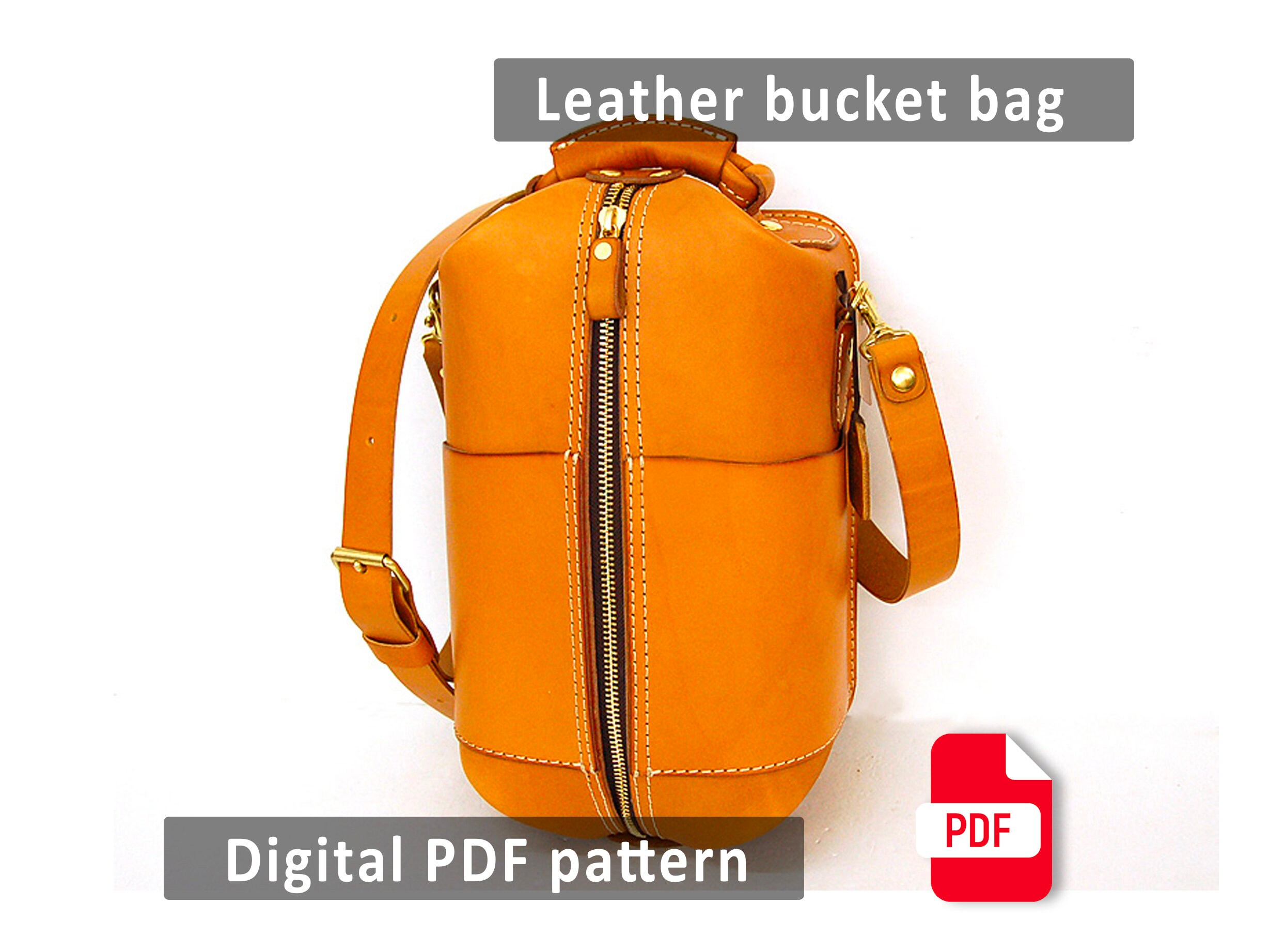 Bucket Bag Pattern Vertical Bag Pattern PDF Download - Etsy