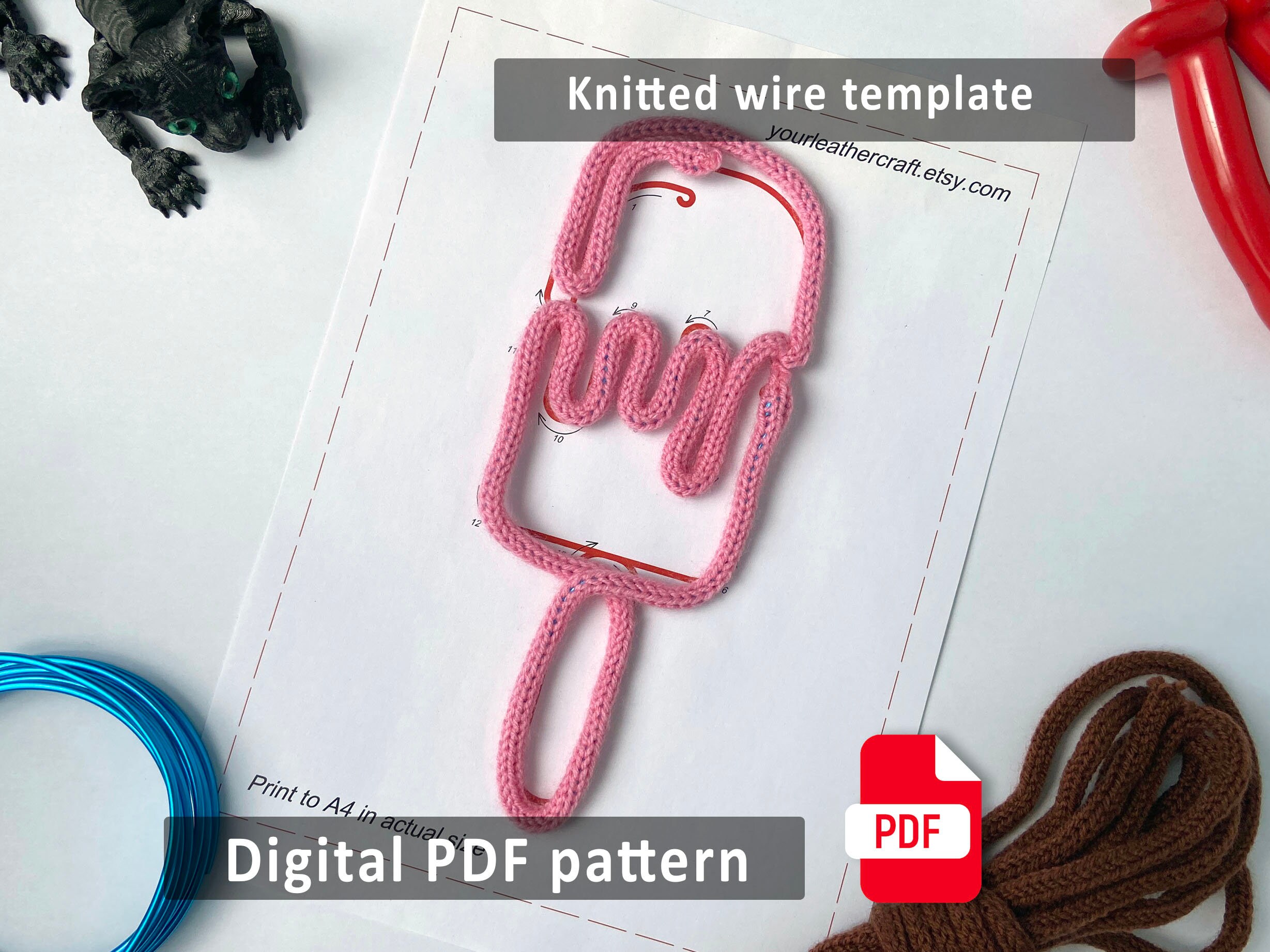 Template for Wire Art Printable Template for Wire Art Knitted Wire ...
