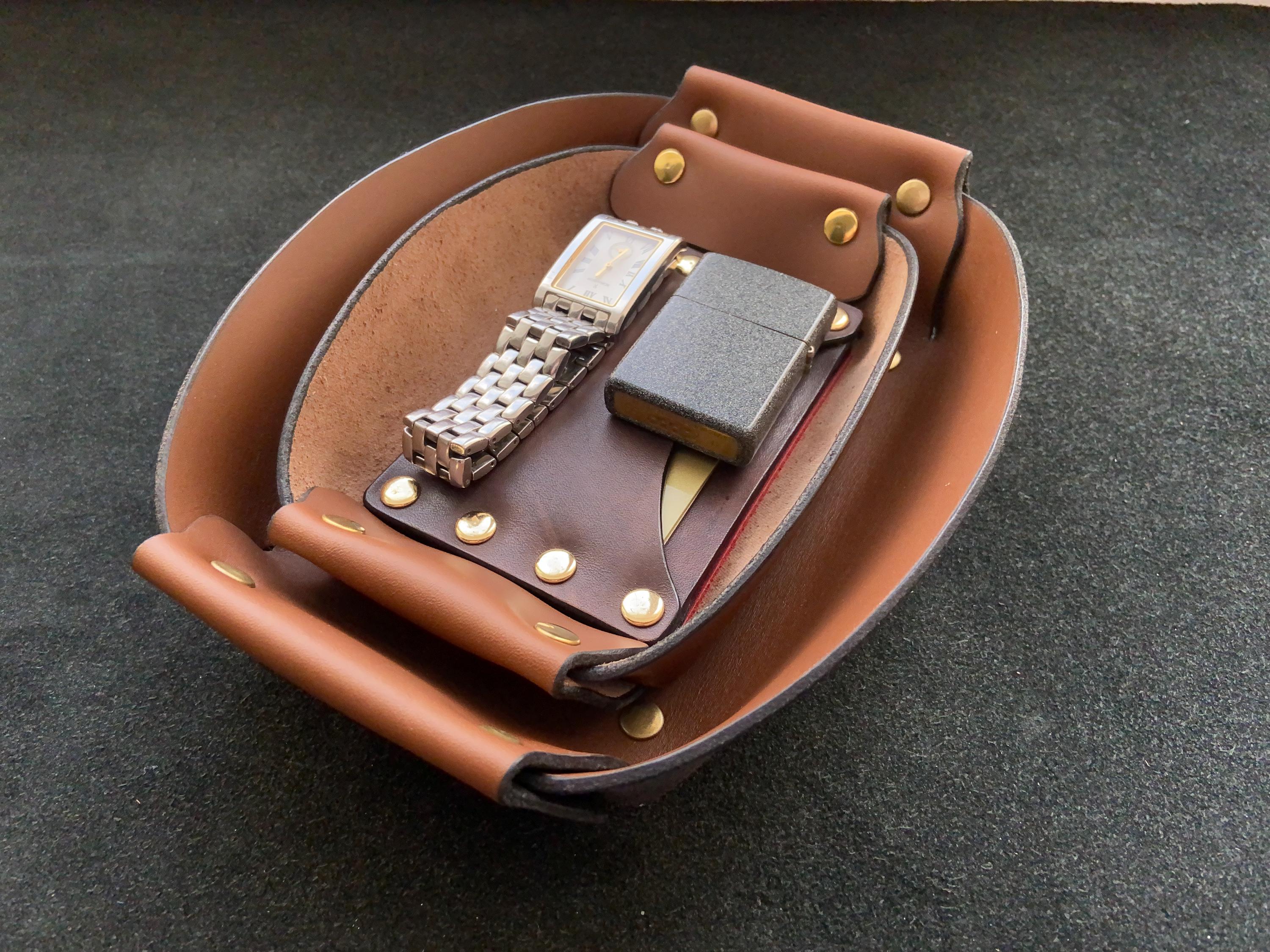 Leather Tray Pattern PDF DXF - DIY Leather Organizer - Etsy