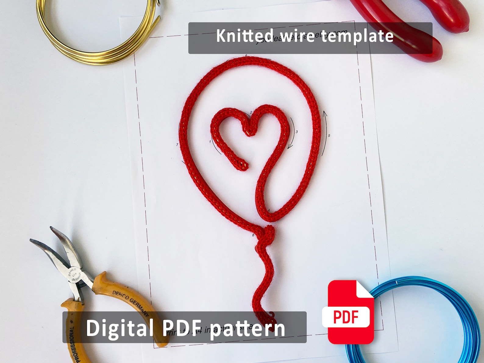 Template for Wire Art Printable Template for Wire Art Knitted Wire ...