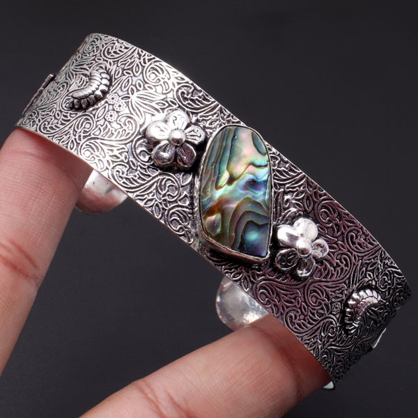 Abalone Bangle - Etsy