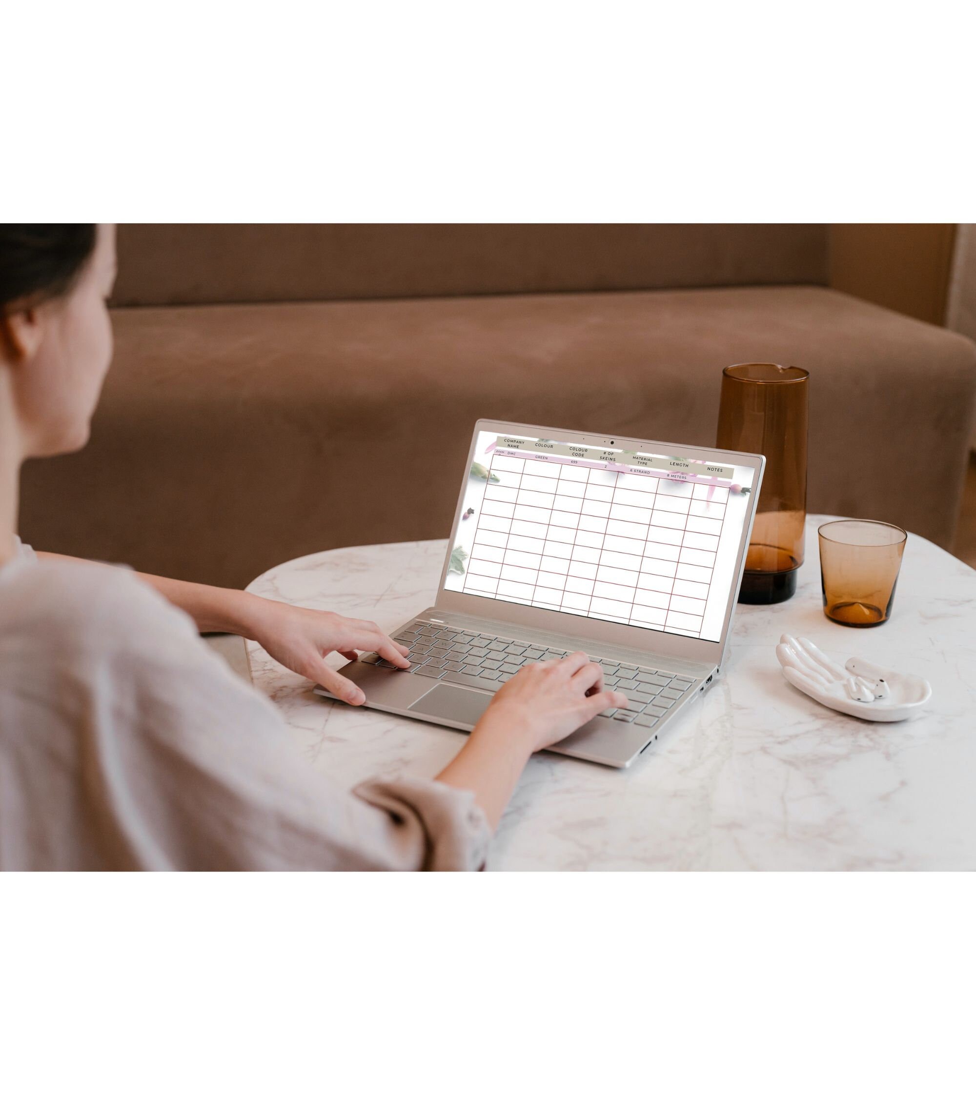 Printable Embroidery Supply Tracker, Embroidery Project Planner, Sewing ...