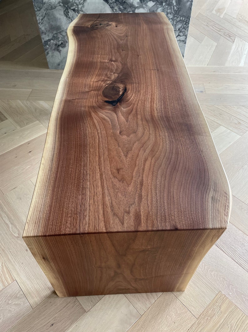 Live Edge Walnut Coffee Table - Etsy