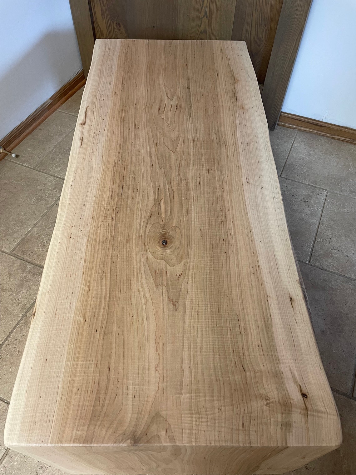 Live Edge Waterfall Maple Coffee Table - Etsy