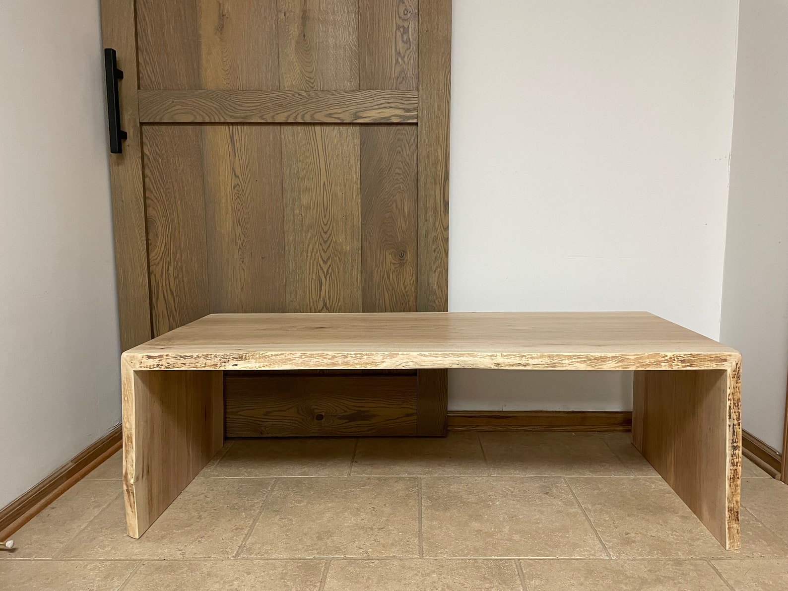 Live Edge Waterfall Maple Coffee Table - Etsy