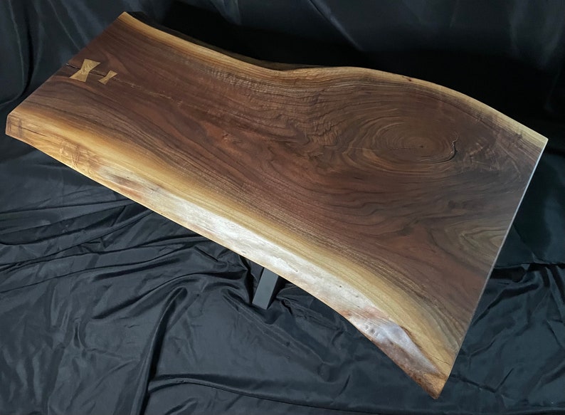 Walnut Live Edge Coffee Table - Etsy
