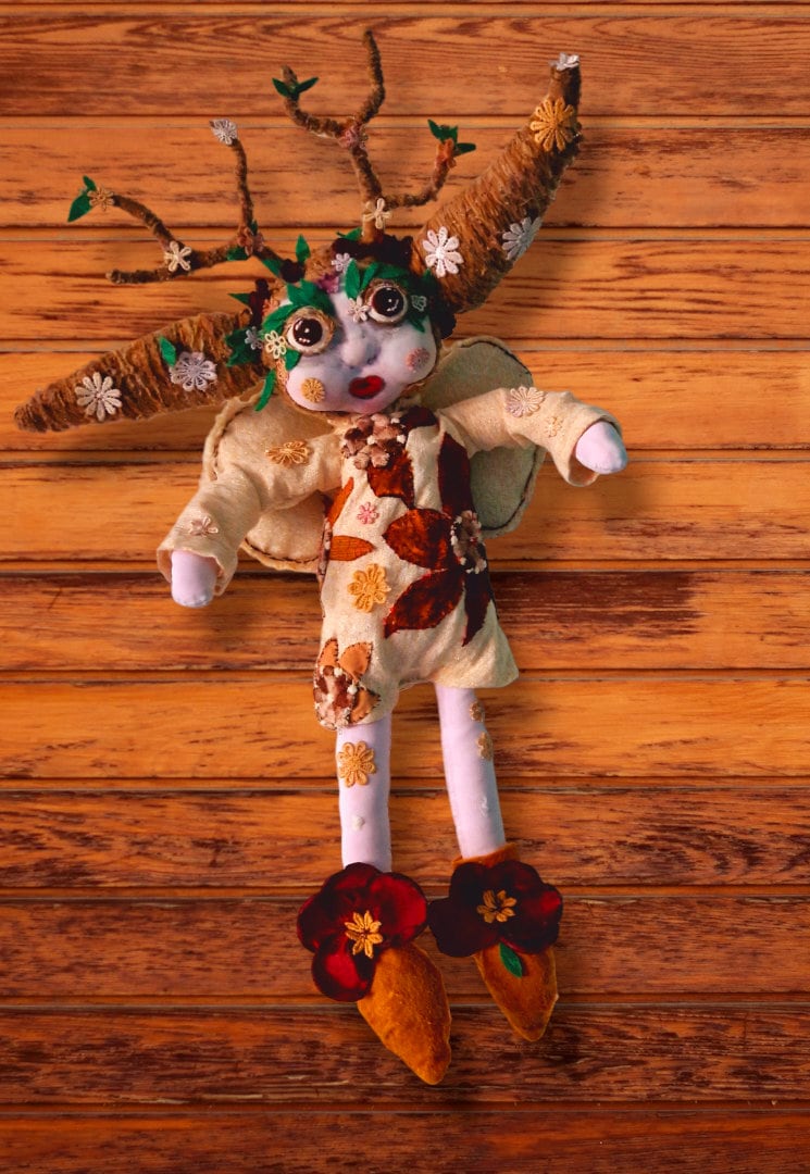 Woodland Sprite Folklore Doll - Etsy