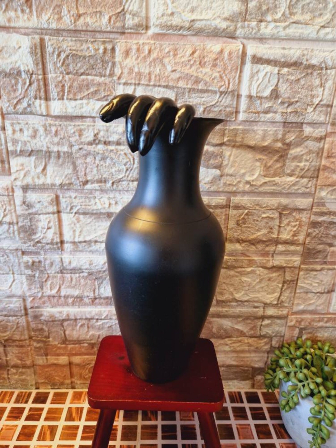 Demon Hand Vase - Etsy
