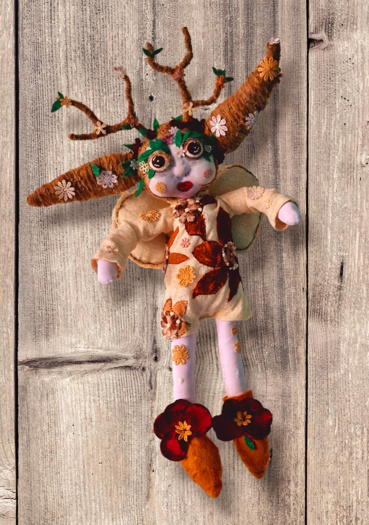 Woodland Sprite Folklore Doll - Etsy
