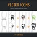 187 Food Icons – Hand Drawn, Clipart, Foodie Icons, Food Blogger, Food ...