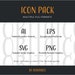 187 Food Icons – Hand Drawn, Clipart, Foodie Icons, Food Blogger, Food ...