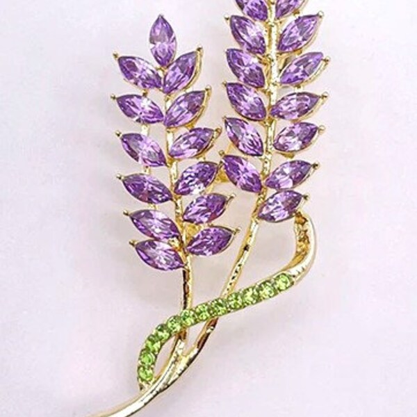 Lilac Brooch - Etsy