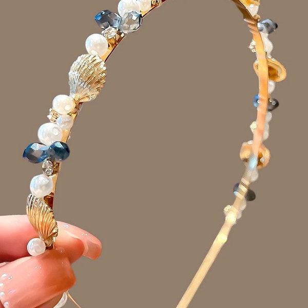 Seashell Headband - Etsy