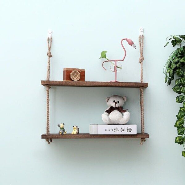 Rope Shelves - Etsy
