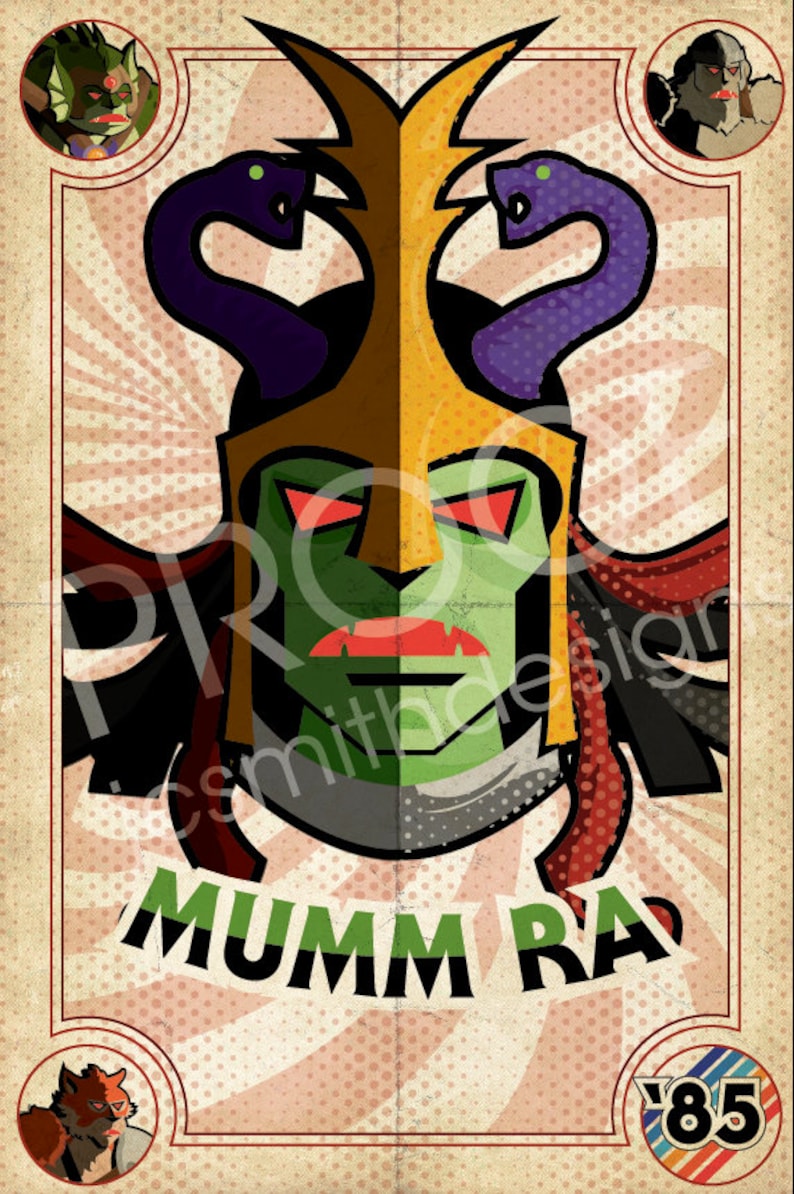 MUMM-RA 8x12 Poster - Thundercats - 1985/86 - Etsy