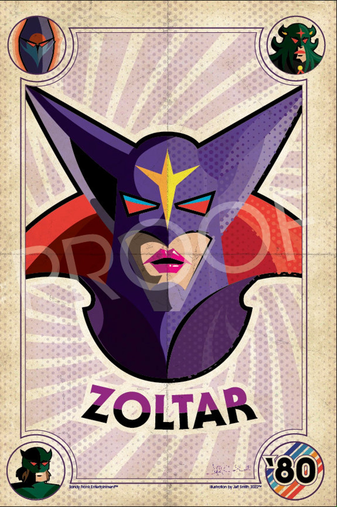 ZOLTAR 8x12 Poster - Battle of the Planets - 1979/80 - Etsy