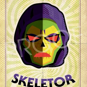 SKELETOR 8x12 Poster - Masters of the Universe - 1981-87 - Etsy