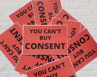 Consent Sticker - Etsy UK