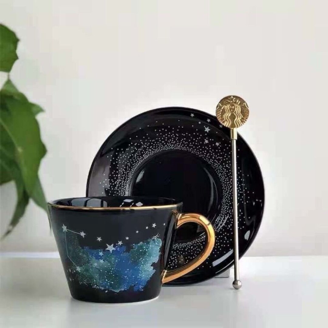 Starbucks Starry Sky Meteor Mug Dark Blue Mug Coffee Mug Cup & - Etsy ...